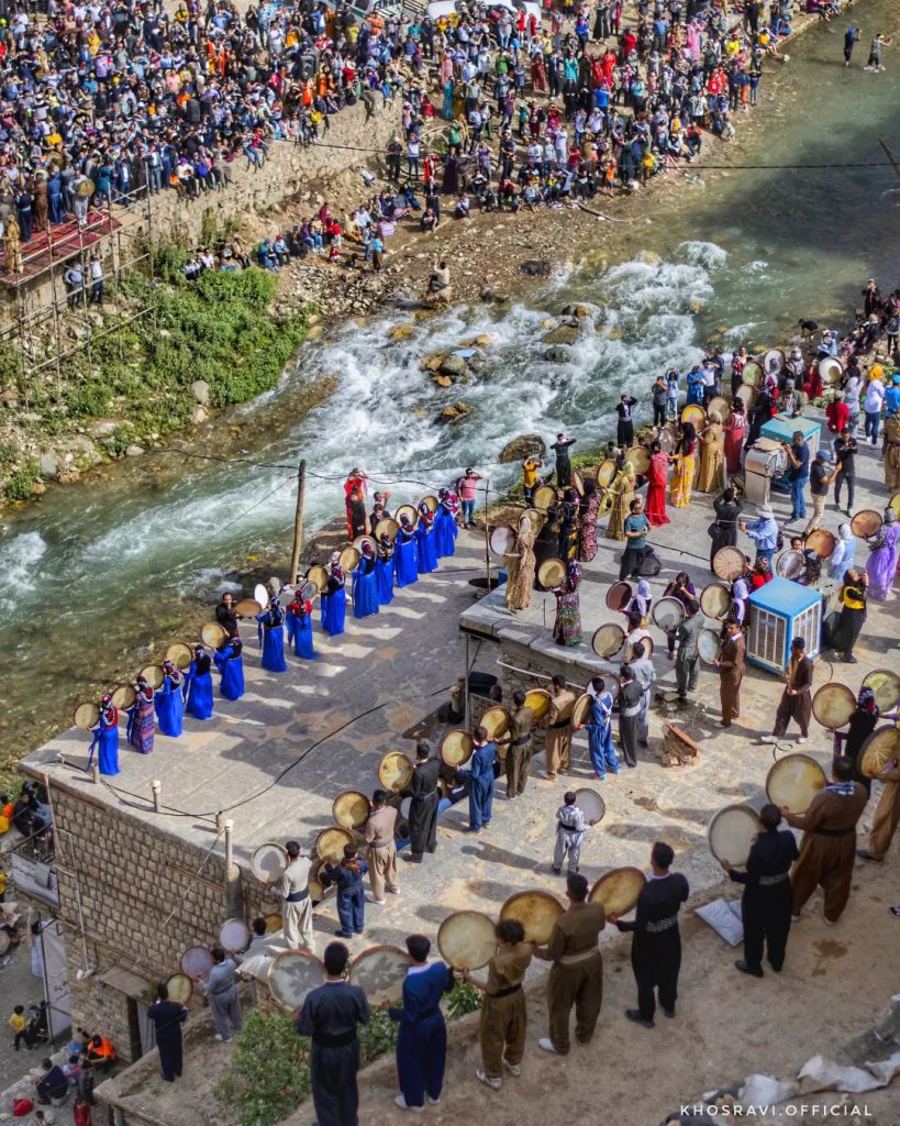 Preserving mystical music by holding a 1000-Daf festival - PALANGAN TOURISM VILLAGE
